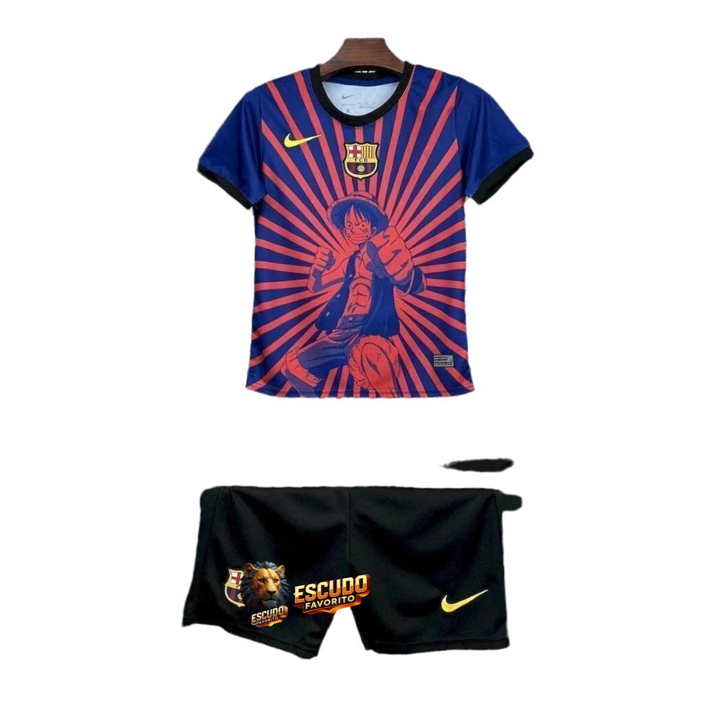 BARCELONA X ONE PIECE 25/26 EQUIPACIÓN PARA NIÑOS
